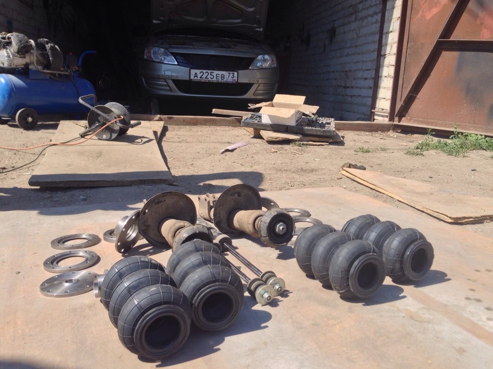 Воздушный логан — Renault Logan (1G), 1,4 л, 2010 года | своими руками ...