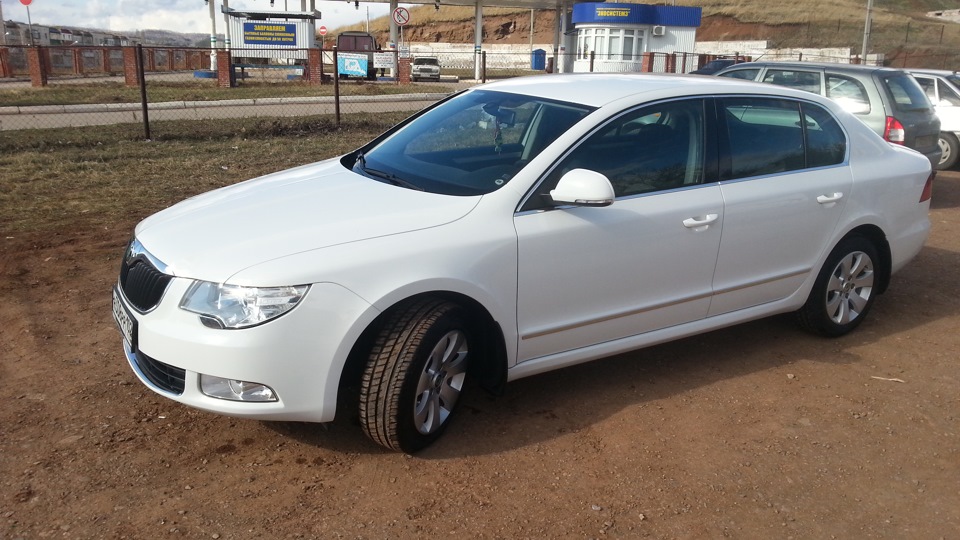 Континенталь конти айс контакт — Skoda Superb Mk2, 1,8 л, 2012 года ...
