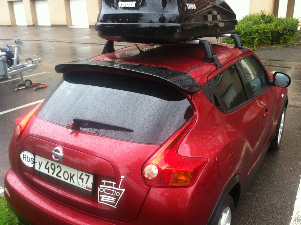 Спойлер Kenstyle — Nissan Juke (1G), 1,6 л, 2012 года | тюнинг | DRIVE2
