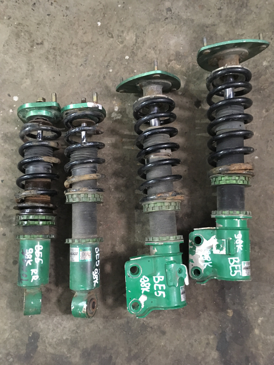 TEIN Control Master Driving Spec Type FLEX + TEIN EDFC — Subaru B4 (BE ...