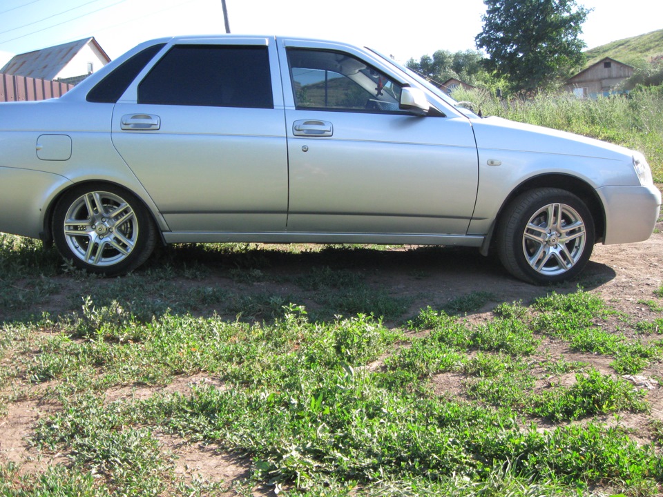 #28 Суппорта и барабаны в хром) — Lada Приора седан, 1,6 л, 2009 года ...