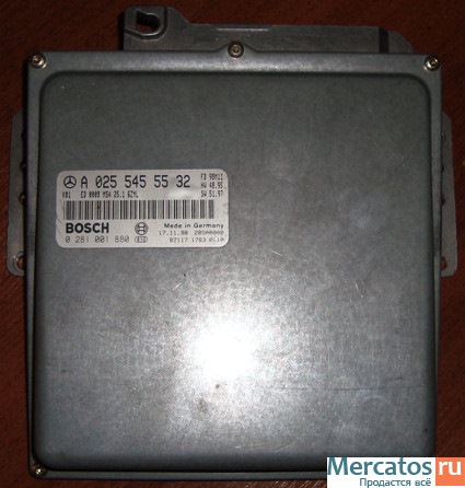 A0255455532 Блок управления двигателем 0281001880 MB E-class W210 E300 ...