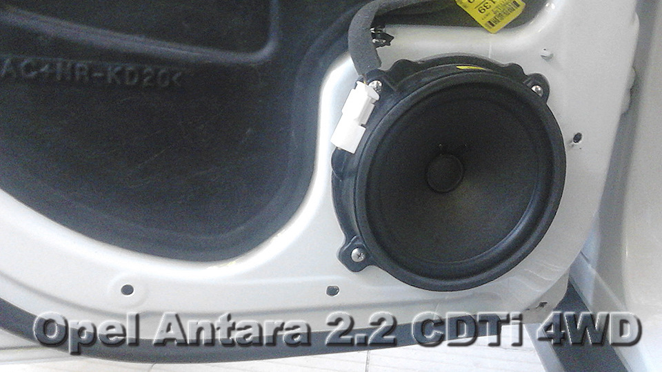 Динамики для штатной Touch&Connect — Opel Antara, 2,2 л, 2013 года ...
