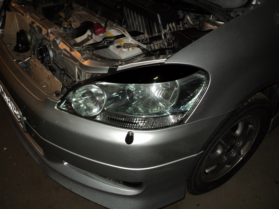 Головные фары — Toyota Ipsum (21), 2,4 л, 2002 года | стайлинг | DRIVE2