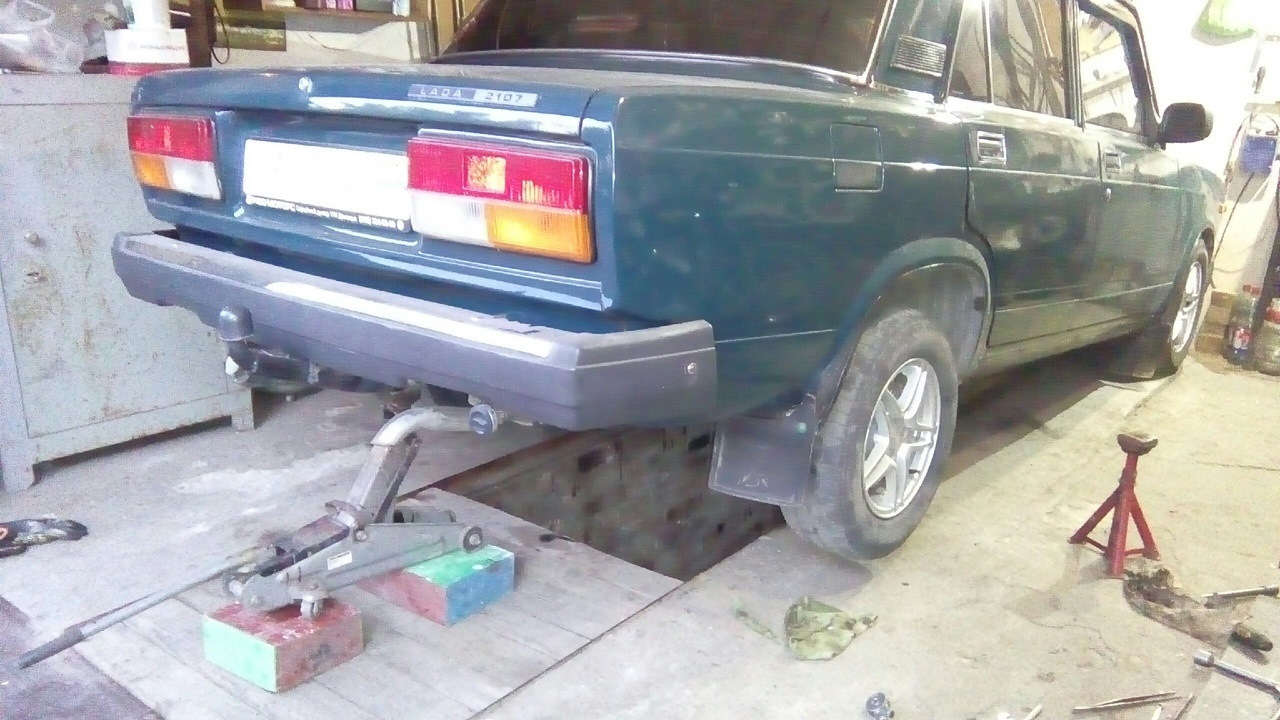 Поставил назад свой редуктор( пара 3,9)+масло 85w-140 — Lada 21073, 1,5 ...