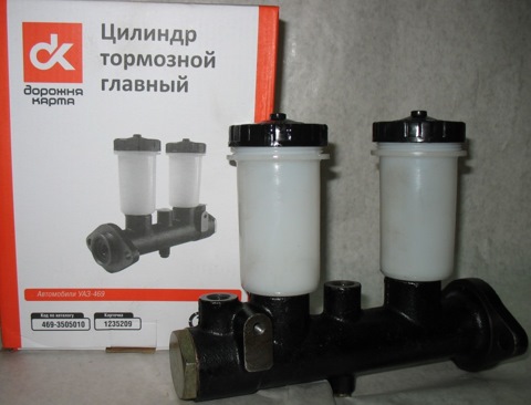 4693505010 Цилиндр тормозной главный УАЗ (с одним бачком) ЗМЗ SOLLERS ...