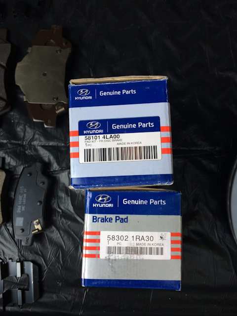 583021RA30 КОМПЛЕКТ ТОРМОЗНЫХ КОЛОДОК С НАКЛАДКАМИ (4ШТ) KIA HYUNDAI ...
