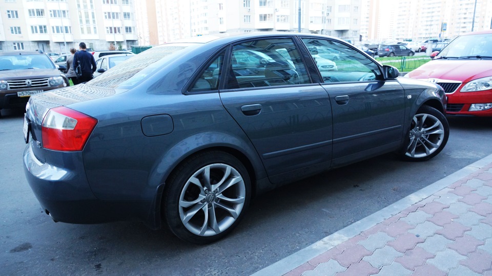 Замена резины — Audi A4 (B6), 1,8 л, 2002 года | шины | DRIVE2