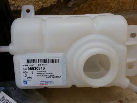 96930818 Бачок расширительный радиатора / Chevrolet Aveo 06~ GM ...