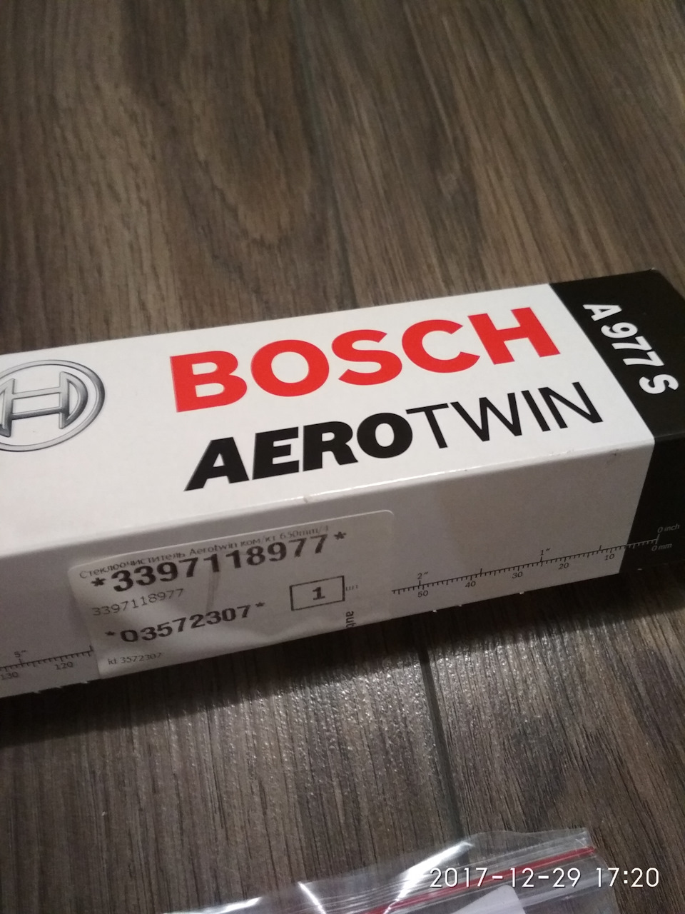 3397118977 СТЕКЛООЧИСТИТЕЛИ AEROTWIN [A977S] 650/425 ММ BOSCH ...