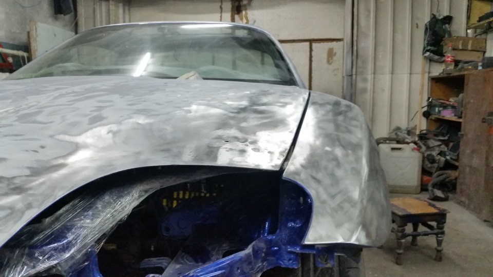 Поготовка металл 2 — Mitsubishi FTO, 2,5 л, 1995 года | кузовной ремонт ...