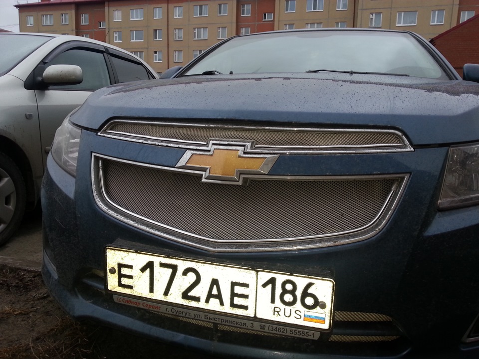 опыты с решеткой радиатора… — Chevrolet Cruze (1G), 1,8 л, 2013 года ...