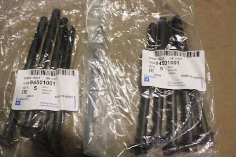 94501001 Болт ГБЦ GM | Запчасти на DRIVE2