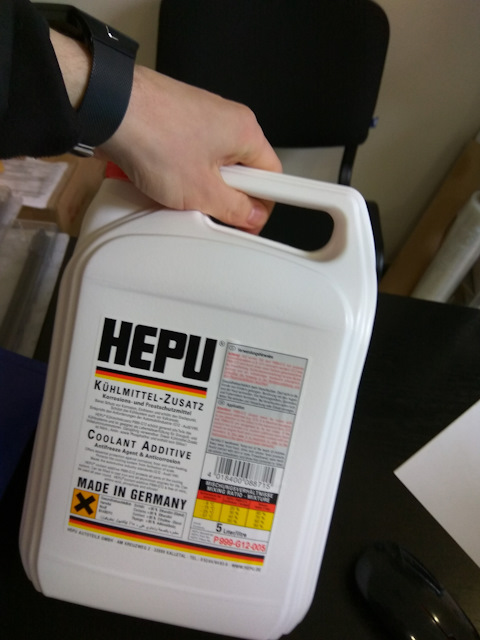 P999G12005 Антифриз (красный) 5 литров HEPU | Запчасти на DRIVE2