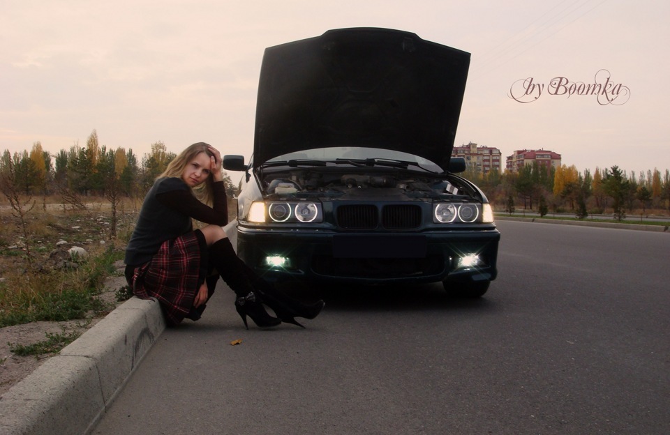 Александра и BMW e36 — Сообщество «Girls & Cars» на DRIVE2