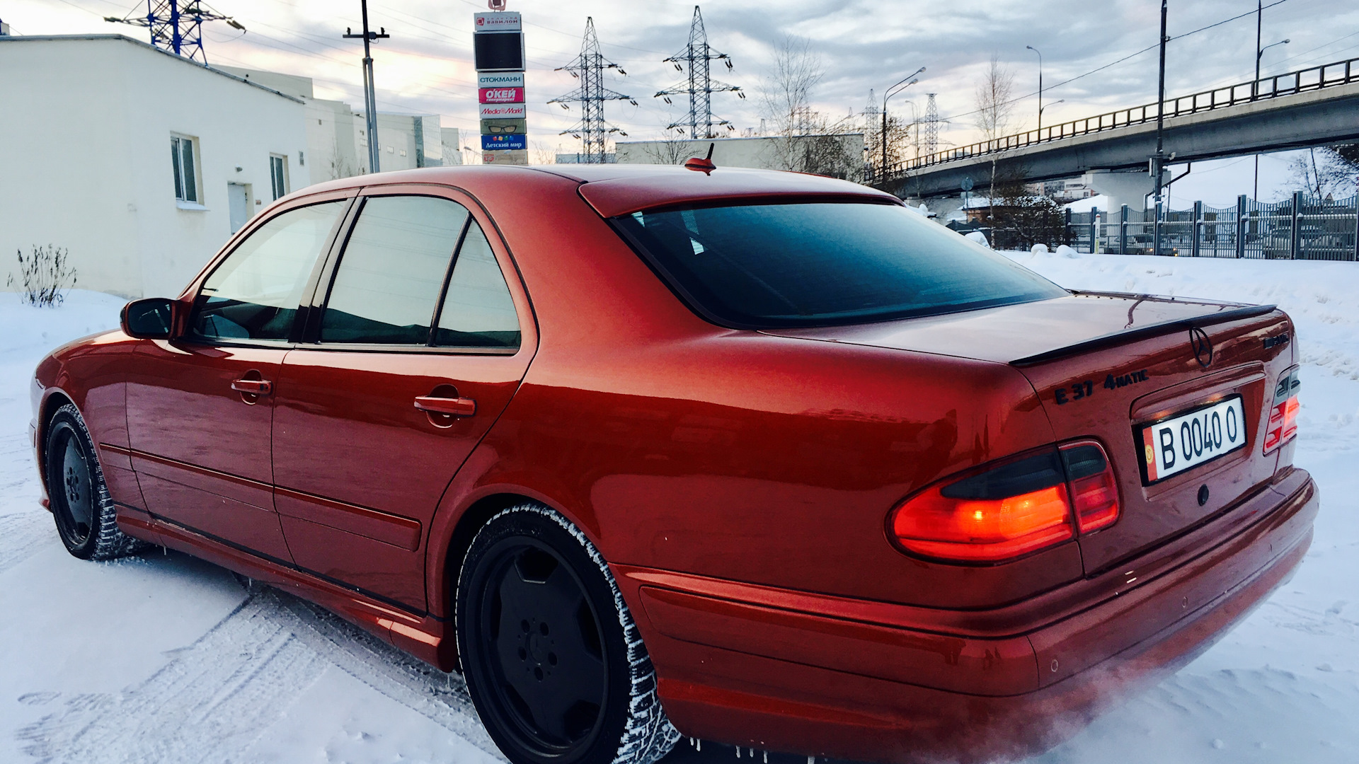 Mercedes-Benz E-Class (W210) 5.4 бензиновый 2001 | - SOLAR ORANGE E55 ...