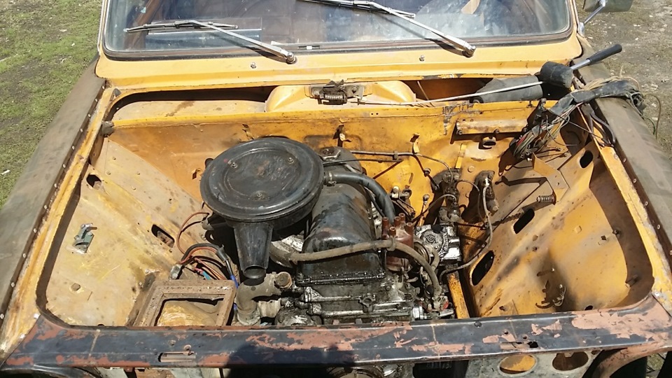 Жидкость для мытья двигателя. — Lada 21011, 1,2 л, 1981 года | мойка ...