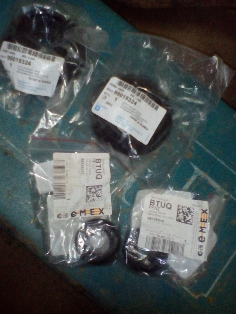 95015324 Опора амортизатора передней подвески / Chevrolet Aveo 03~ GM ...