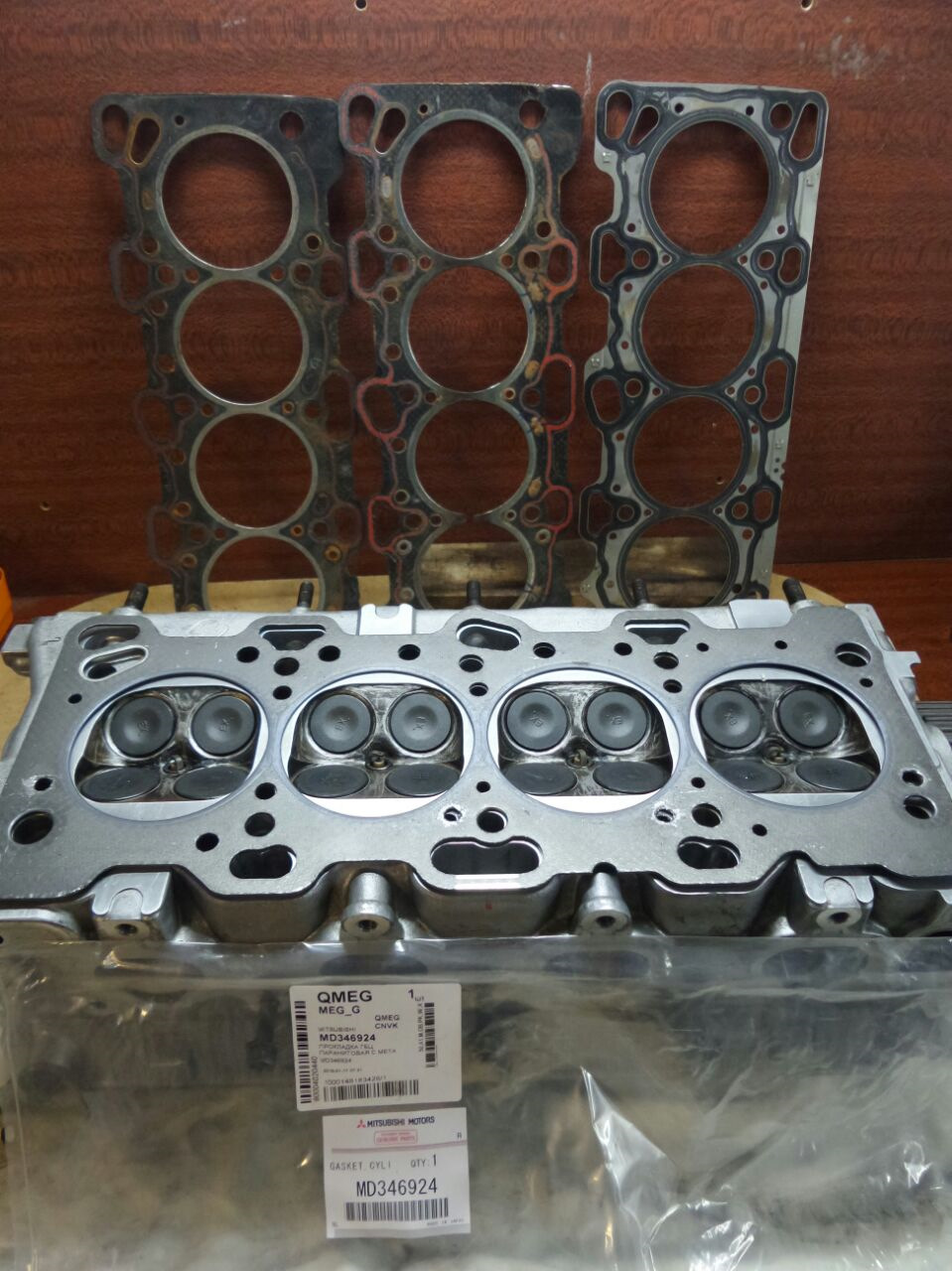MD346924 ПРОКЛАДКА ГОЛОВКИ БЛОКА ЦИЛИНДРОВ Mitsubishi | Запчасти на DRIVE2