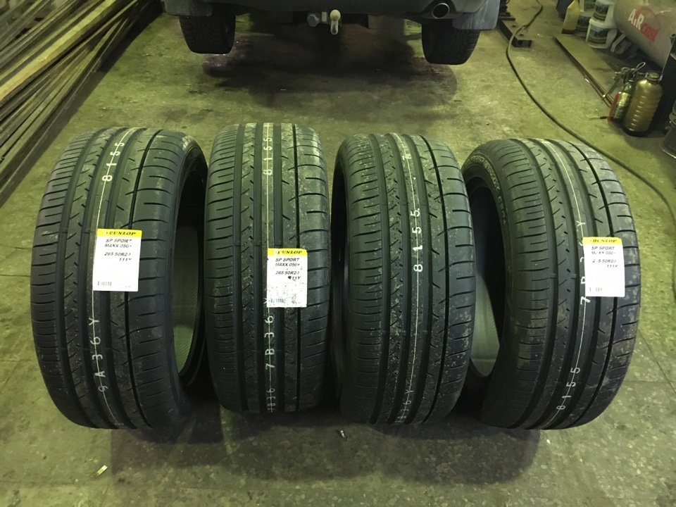 Новые DUNLOP 265/50 R20 — Jeep Grand Cherokee (WK2), 3,6 л, 2011 года ...