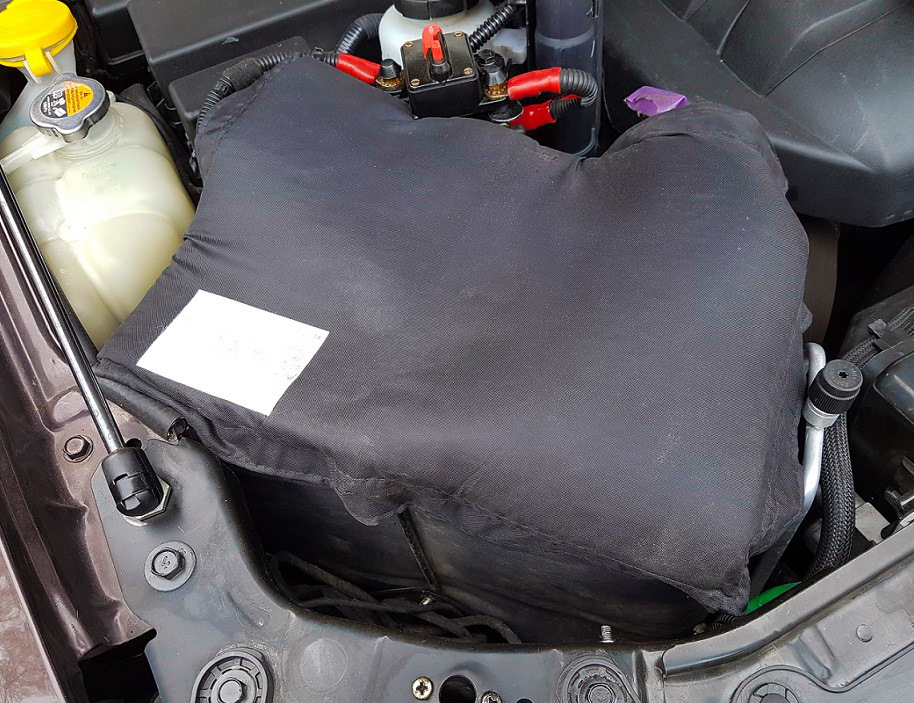 Термобокс для АКБ. — Nissan Pathfinder (3G), 2,5 л, 2013 года ...