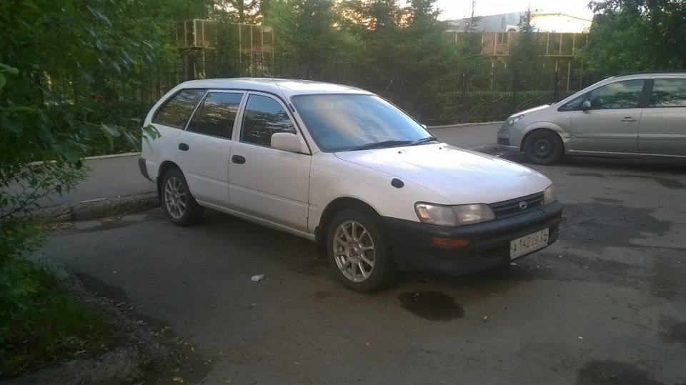 Фото обновленной — Toyota Corolla (100), 1,3 л, 2000 года | колёсные ...