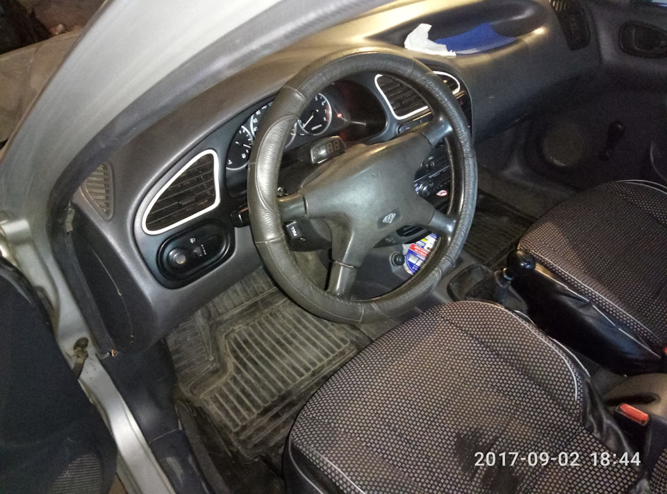 Адаптация руля с Омеги Диамант — Daewoo Lanos, 1,5 л, 2004 года ...