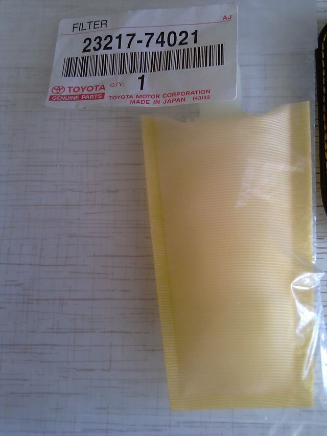 замена топливного фильтра и сетки бензобака — Toyota Windom (20), 2,5 л ...