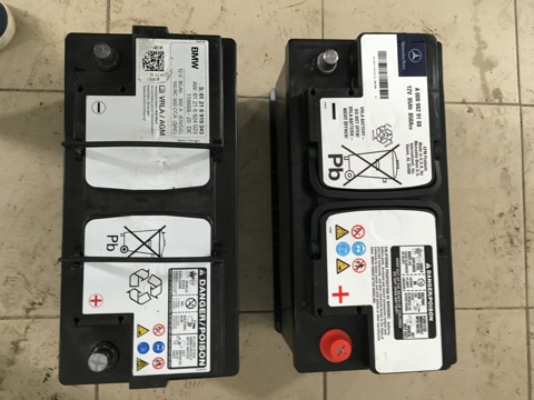 61216924023 Оригинальная акк.батарея BMW AGM BMW | Запчасти на DRIVE2