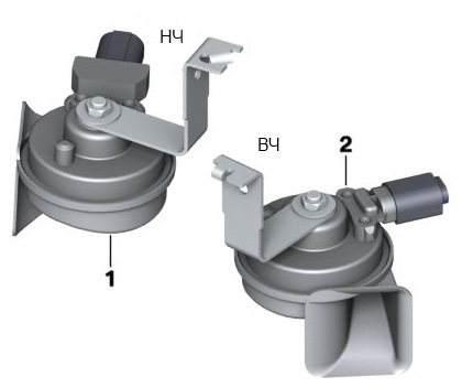 61337300975 Рупорный звуковой сигнал ВЧ электронный BMW | Запчасти на ...