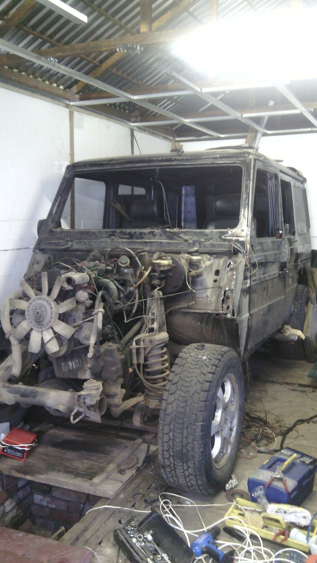 А начиналось всё… — Mercedes-Benz G-Class (W460/W461), 2,3 л, 1987 года ...