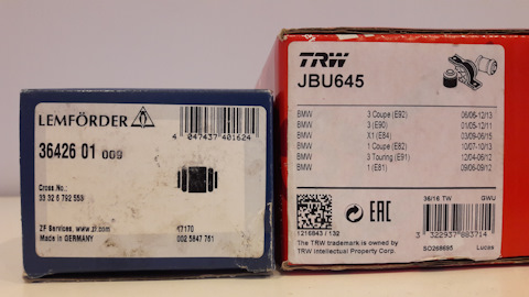 3642601 Шаровая опора LEMFORDER | Запчасти на DRIVE2