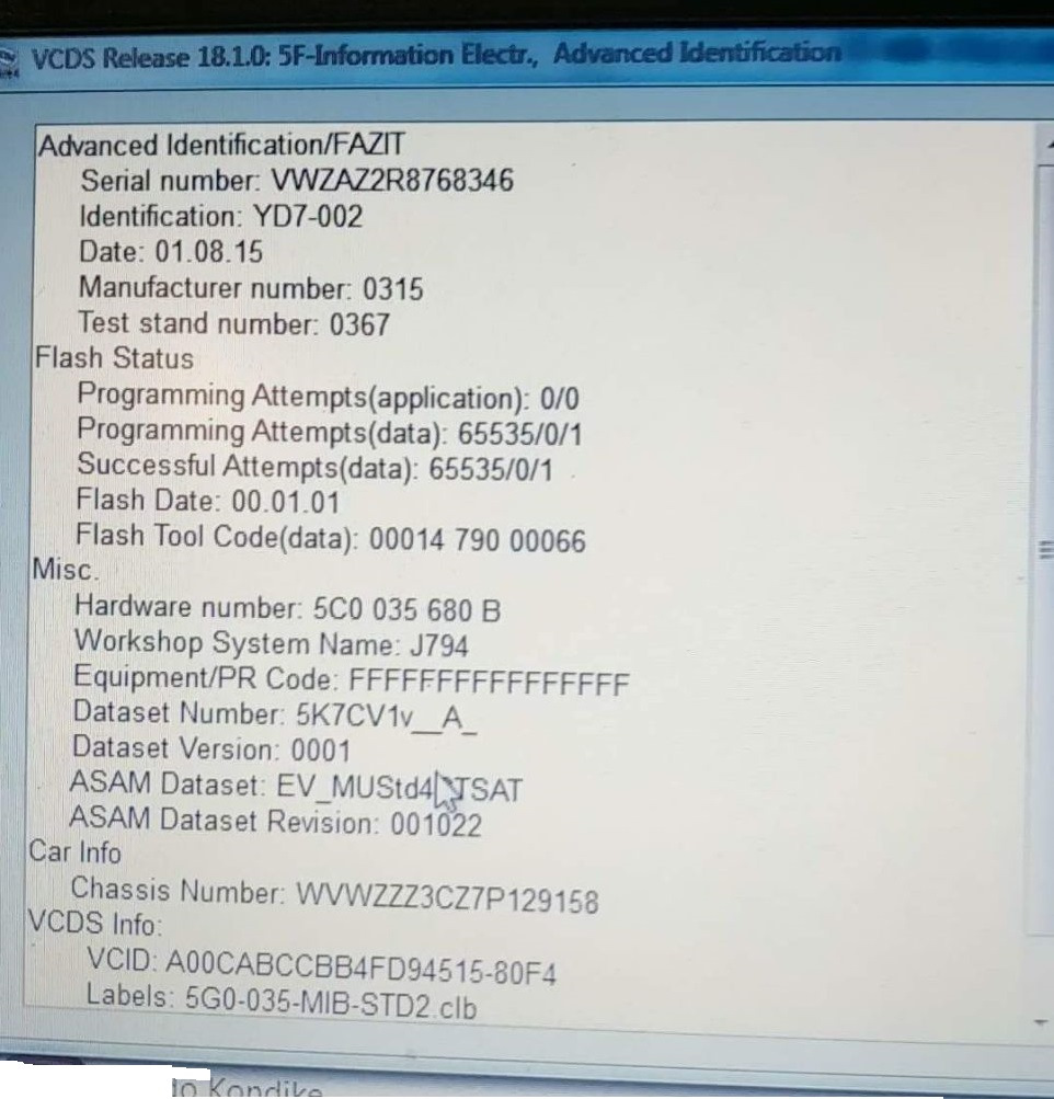 Discover Media без чипа в Passat B6 — Volkswagen Passat B6, 1,9 л, 2007 ...