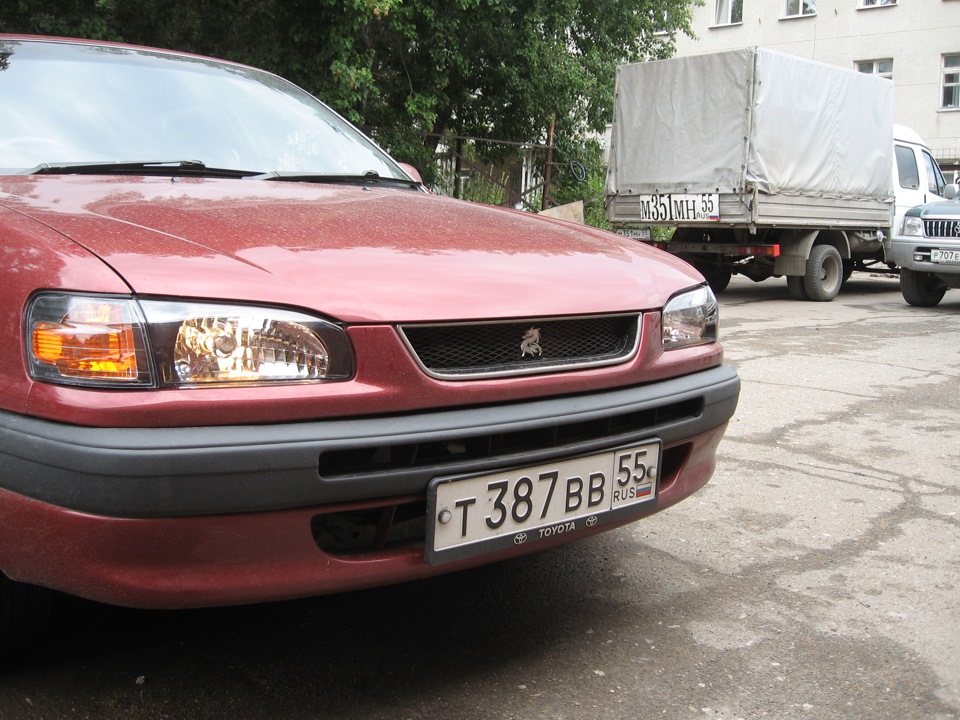 фары и габариты теперь "хрусталь" — Toyota Corolla (110), 1,6 л, 1995 ...