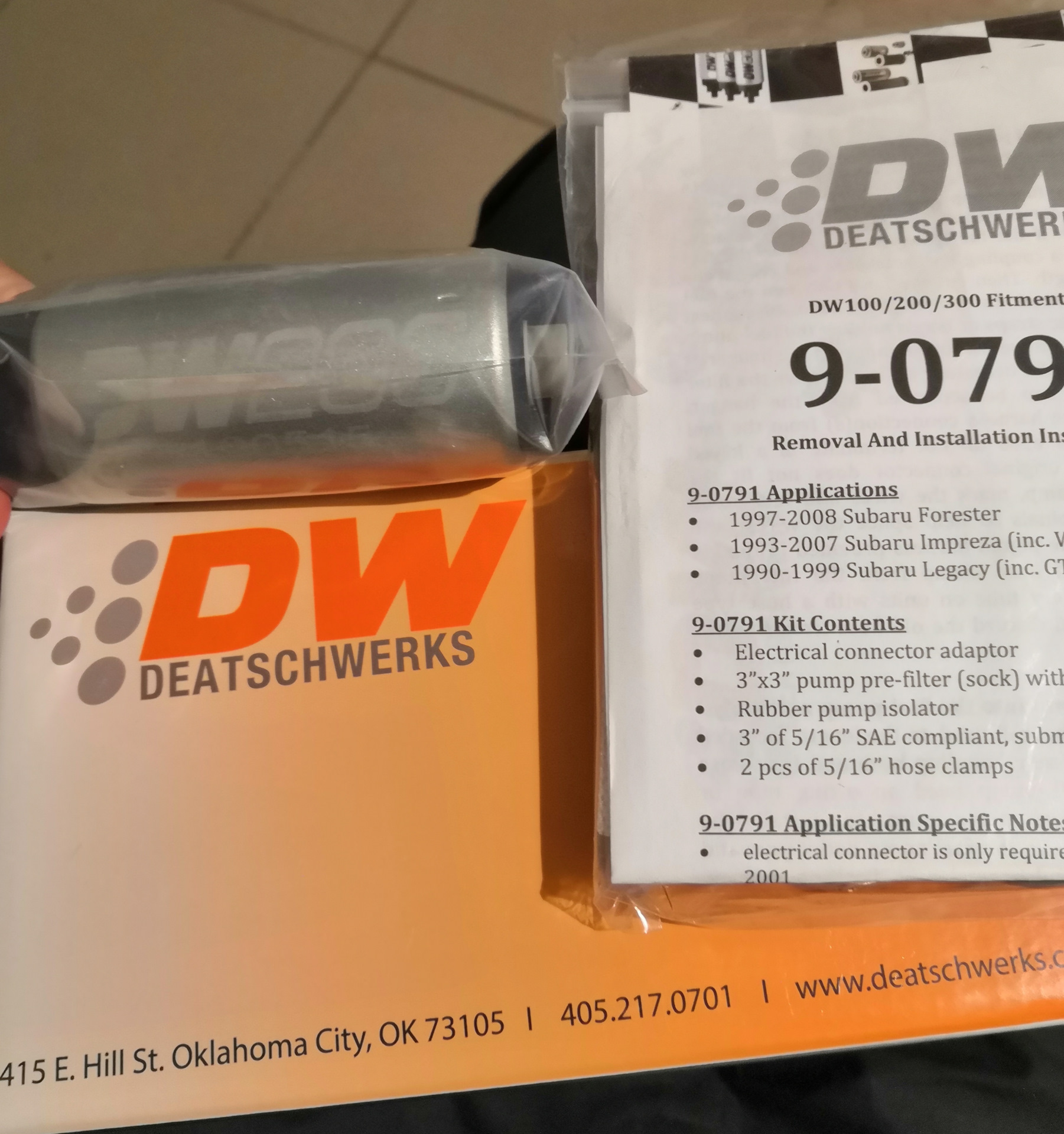 Топливный насос DW200, новый аккумулятор, ТО, растяжка стоек — Subaru ...