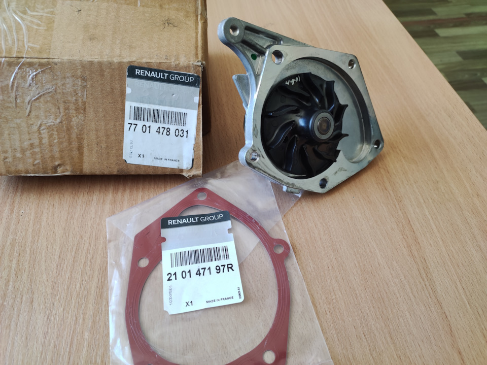 7701478031 Насос системы охл двигателя RENAULT | Запчасти на DRIVE2