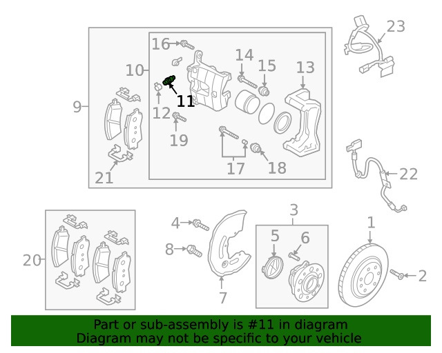 5834611000 Caliper Bleeder Screw KIA HYUNDAI | Запчасти на DRIVE2