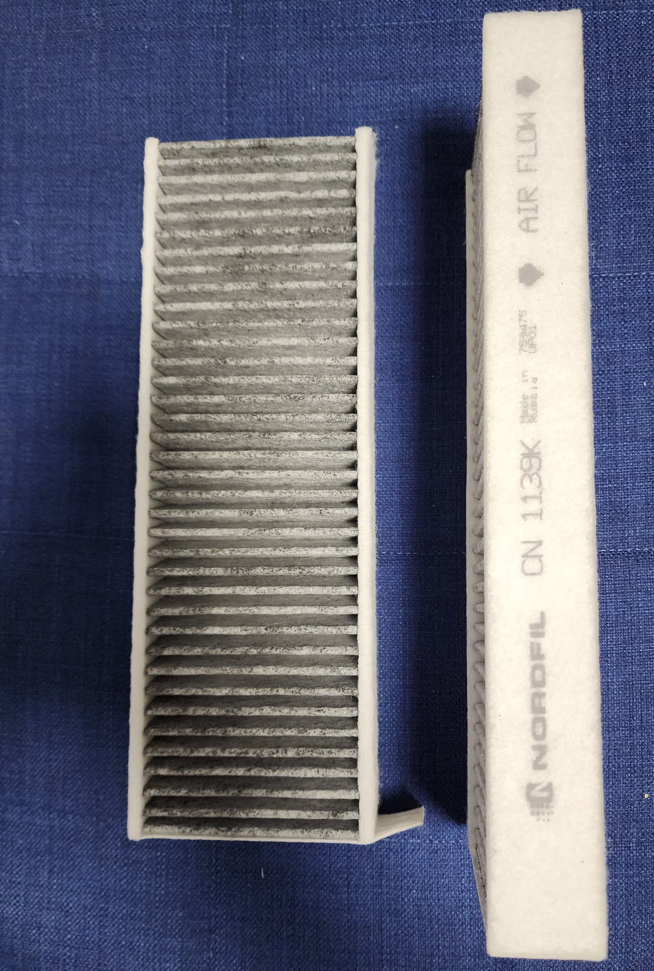 Плановая замена салонного фильтра на угольный Nordfil CN1139K-2 ...