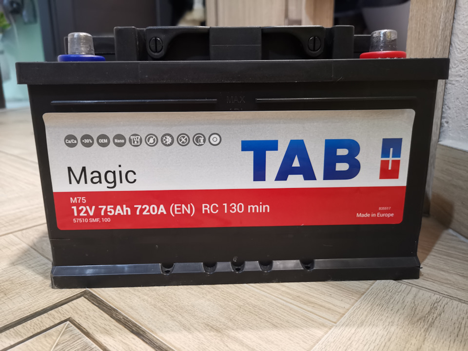 Замена Аккумулятора Варта Сильвер на Tab Magic/ — Ford Focus Sedan II ...