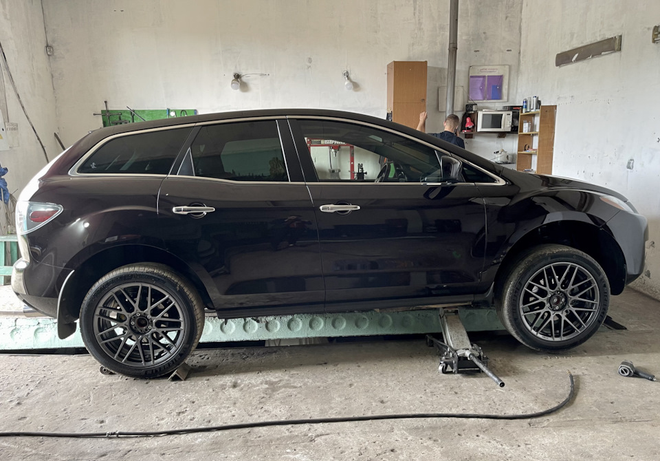 Замена амортизаторов (перед и зад), а так же пружин и … — Mazda CX-7, 2 ...