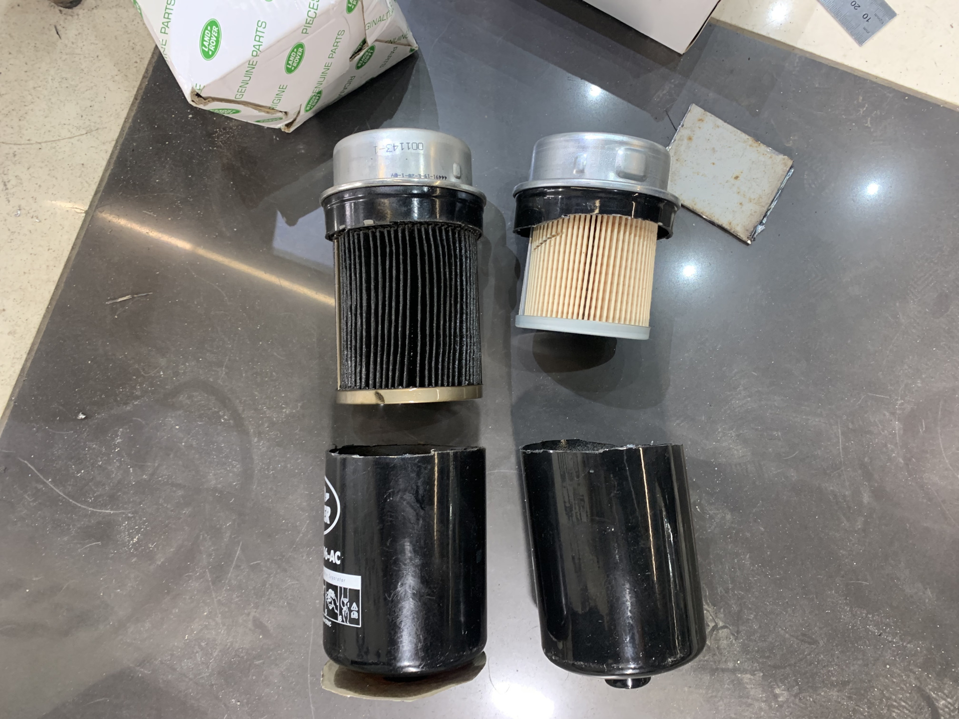 Замена топливного фильтра LR072610 на Range Rover 4,4 — Land Rover ...