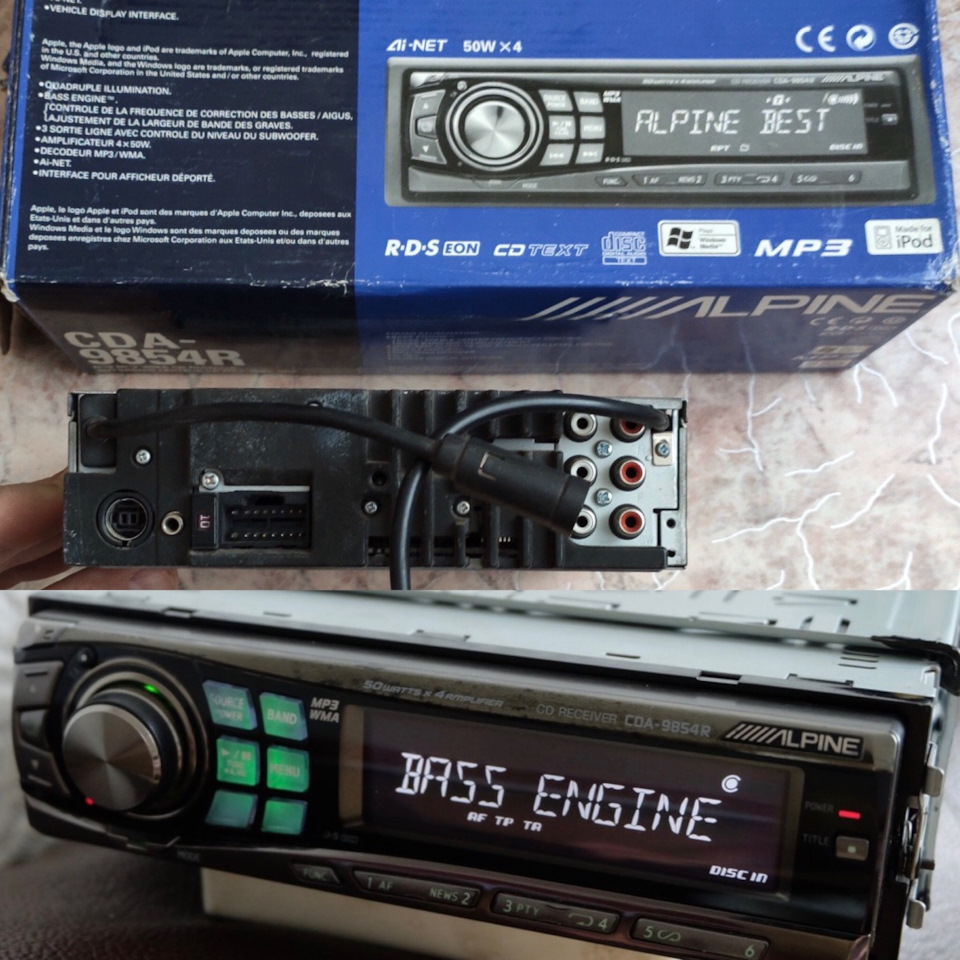 NEW ALPINE 1Din OEM Subaru кармашик — Subaru Impreza WRX (GD, GG), 2 л ...