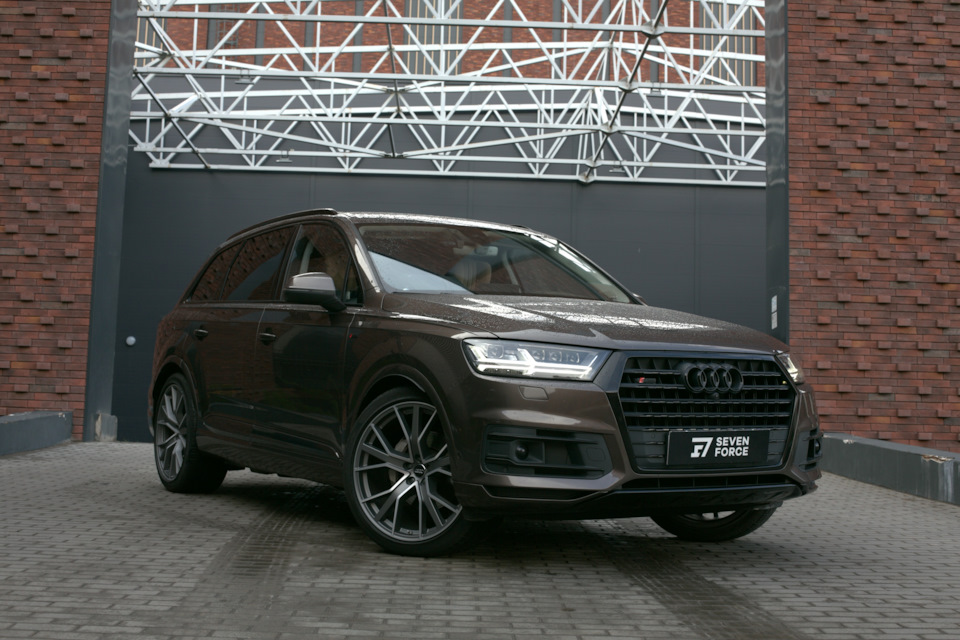 ЧИПу быть! Шоколад на стеройдах! Q7 4М 3.0tdi Stage 1 "Seven Force SPB" — Audi Q7 (2G), 3 л ...