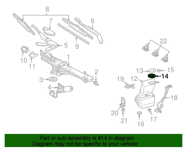 A2208690108 Крышка бачка омывателя Mercedes | Запчасти на DRIVE2