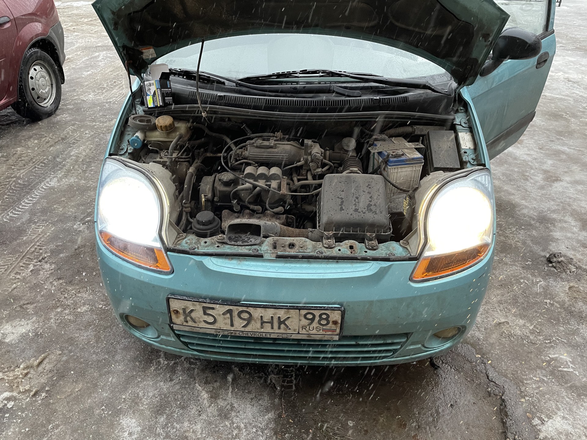 Светодиодный свет в H4 — тест прошел успешно! — Chevrolet Spark (M200 ...