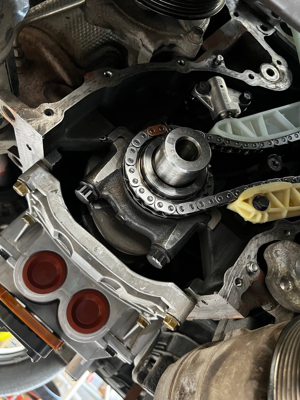Запись 99 — замена цепей ГРМ в двигателе D4HB на казалось бы "детском ...