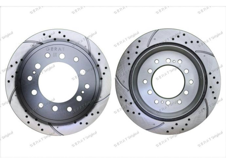 Замена тормозных дисков и колодок в круг, Gerat и Akebono — Toyota Land ...