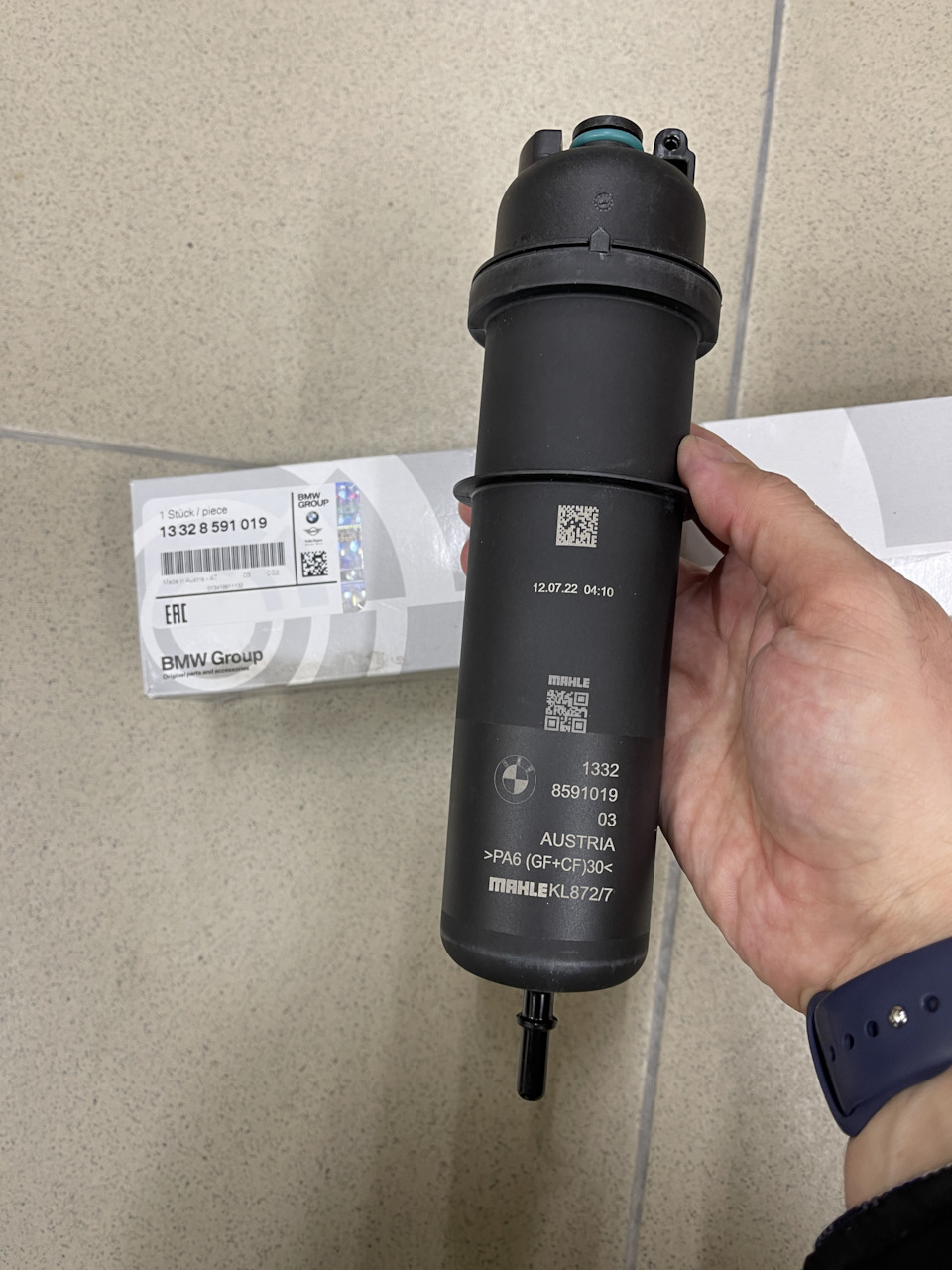 13328591019 Сменный элемент топливного фильтра BMW | Запчасти на DRIVE2