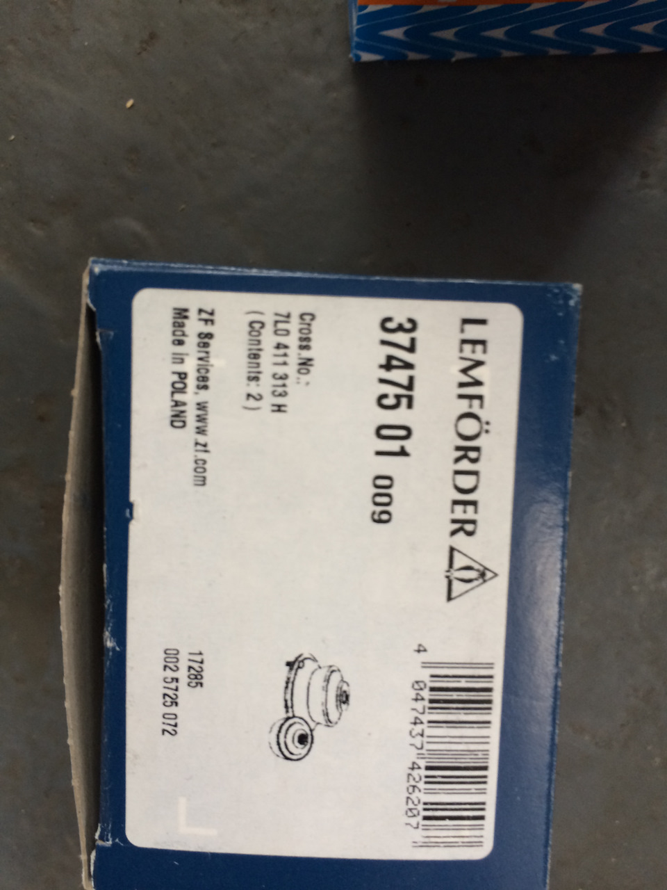 7L0411313H Втулка стабилизатора VAG | Запчасти на DRIVE2