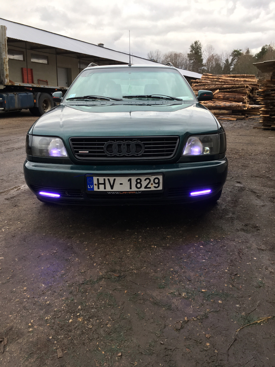 Фары 😊 — Audi A6 Avant (C4), 2,5 л, 1997 года | просто так | DRIVE2